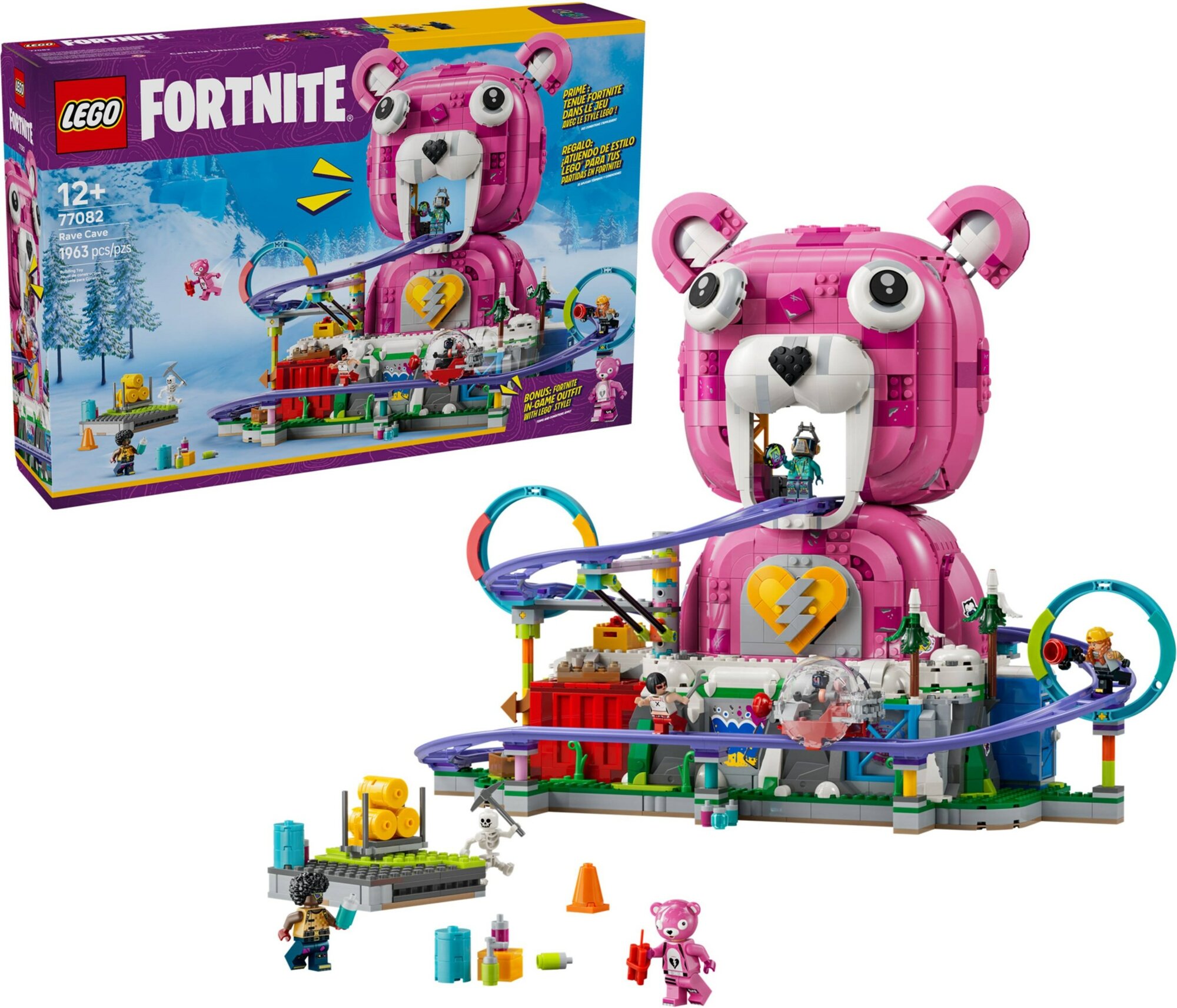 Конструктор LEGO 77082 Fortnite Праздничная Пещера - американские горки
