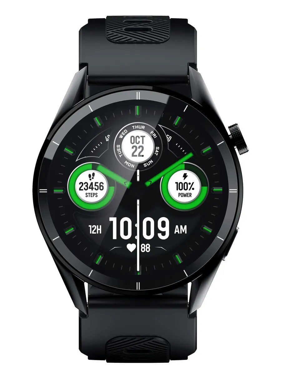 Смарт-часы Tecno Watch Pro 3 Черный Ростест (ЕАС), 1.43", AMOLED — фото 1
