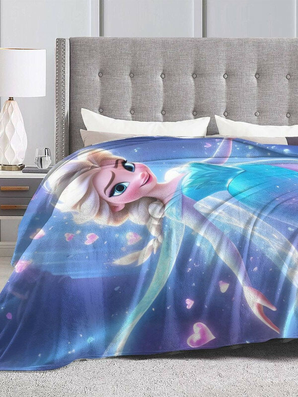 Плед Эльза Пледы Холодное сердце Elsa от Frozen (Цвет товара: холодное сердце 18; Ширина: 125 см; Длина: 150 см; Размерность: 2-спальное)