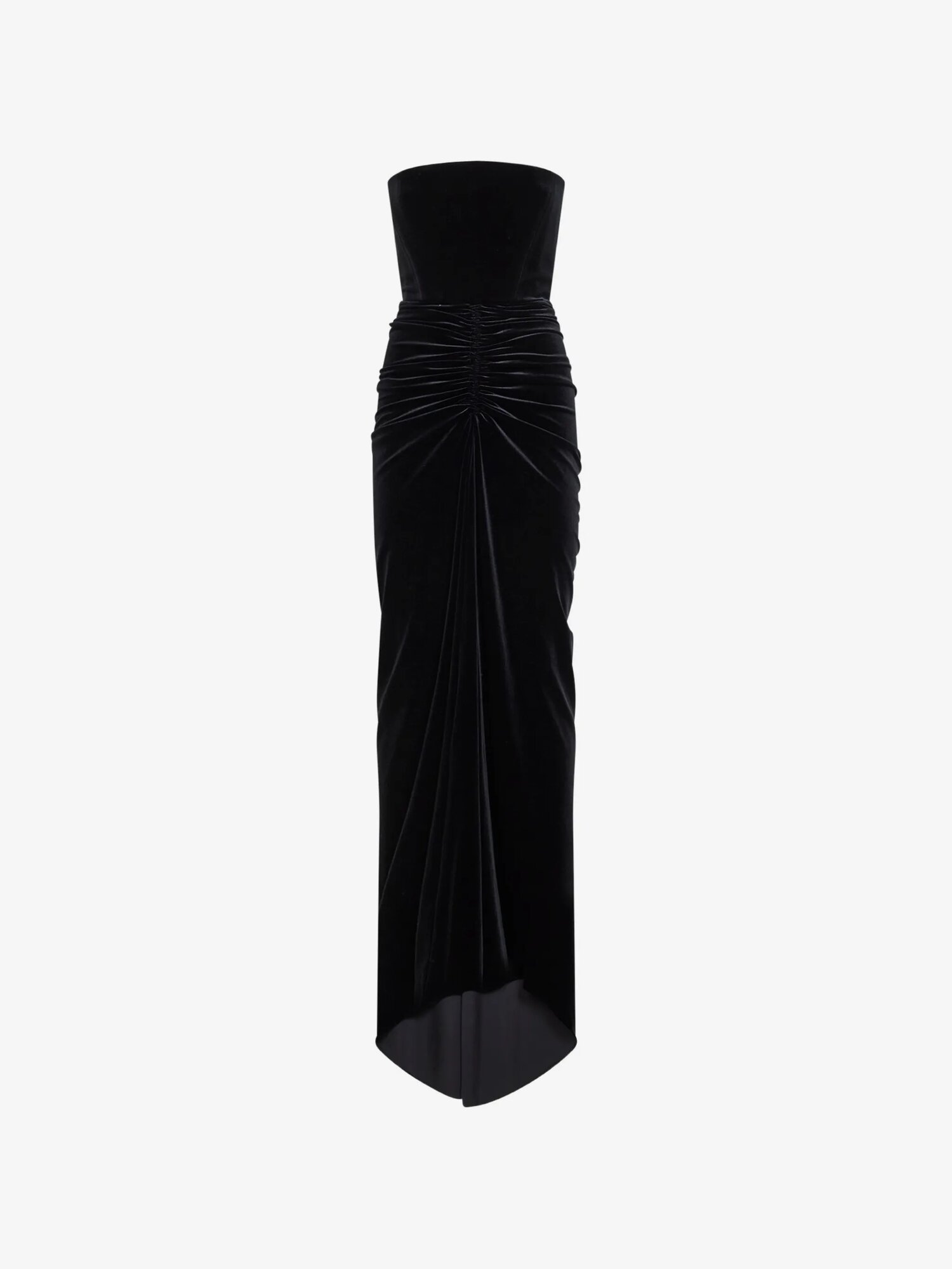 Платье Strapless gathered-detail maxi dress