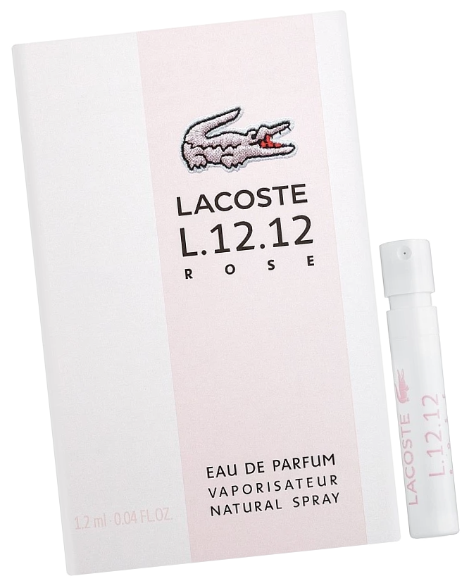Женский парфюм Lacoste L.12.12 Rose сэмпл 1.2 мл - Лакост Эль 12 12 Розовая туалетная вода