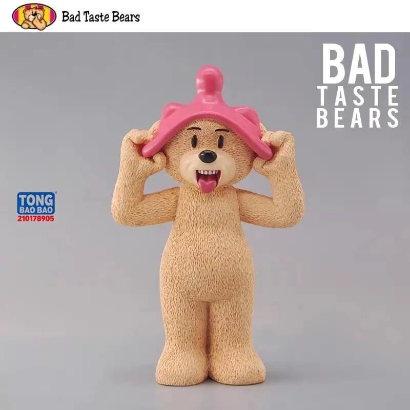 Коллекционная фигурка Bad Taste Bears (Великобритания) - Скульптура из премиального полистоуна, 7-12 см