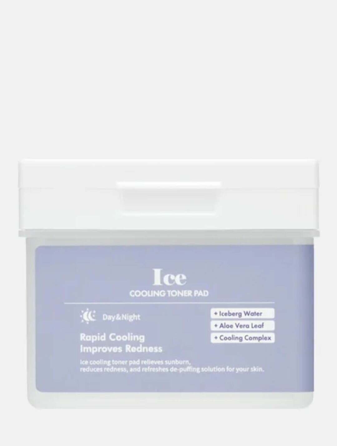 Набор охлаждающих тонер-пэдов для лица DERMAL ice cooling 120 шт.