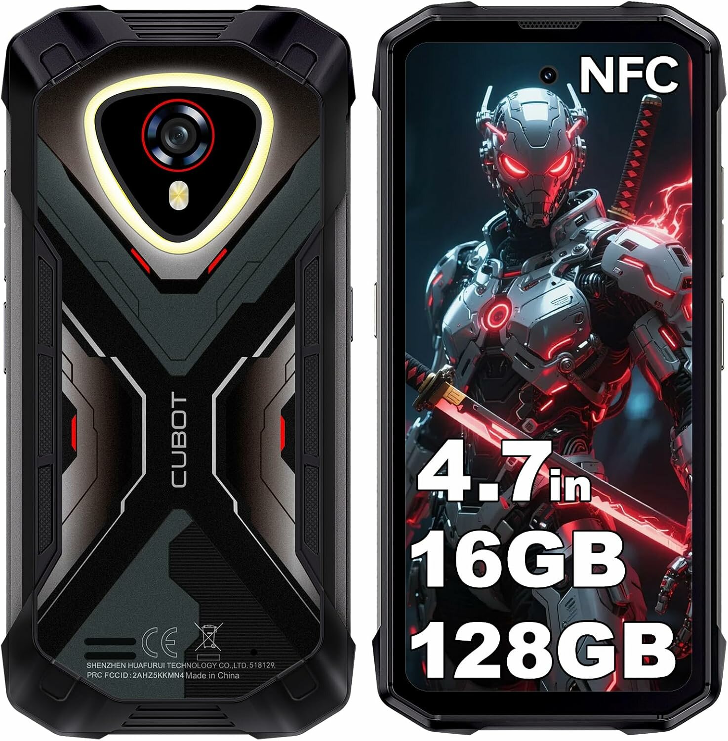 Мобильный телефон Cubot Kingkong Mini 4, 16(6+10) ГБ 128 ГБ, 4,7 дюйма, Android, 15, 4700 мАч