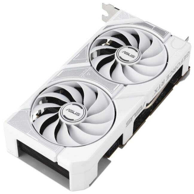 Asus PCI-E 4.0 DUAL-RTX5060TI-O16G-WHITE NVIDIA GeForce RTX 5060TI 16Gb 128bit GDDR7 2602/28000 HDMIx1 DPx3 HDCP Ret
