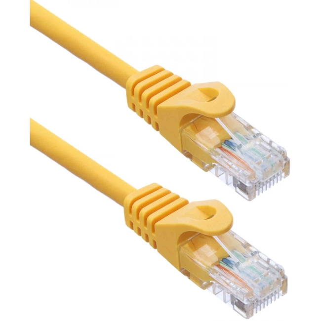 ACD-LPU5E-50Y ACD Кабель ACD Патч-корд ACD-LPU5E-50Y |ACD-LPU5E-50Y| Cat5e UTP 24AWG 4Pair, 7/0.18мм CCA Желтый, 5.0м, — фото 1