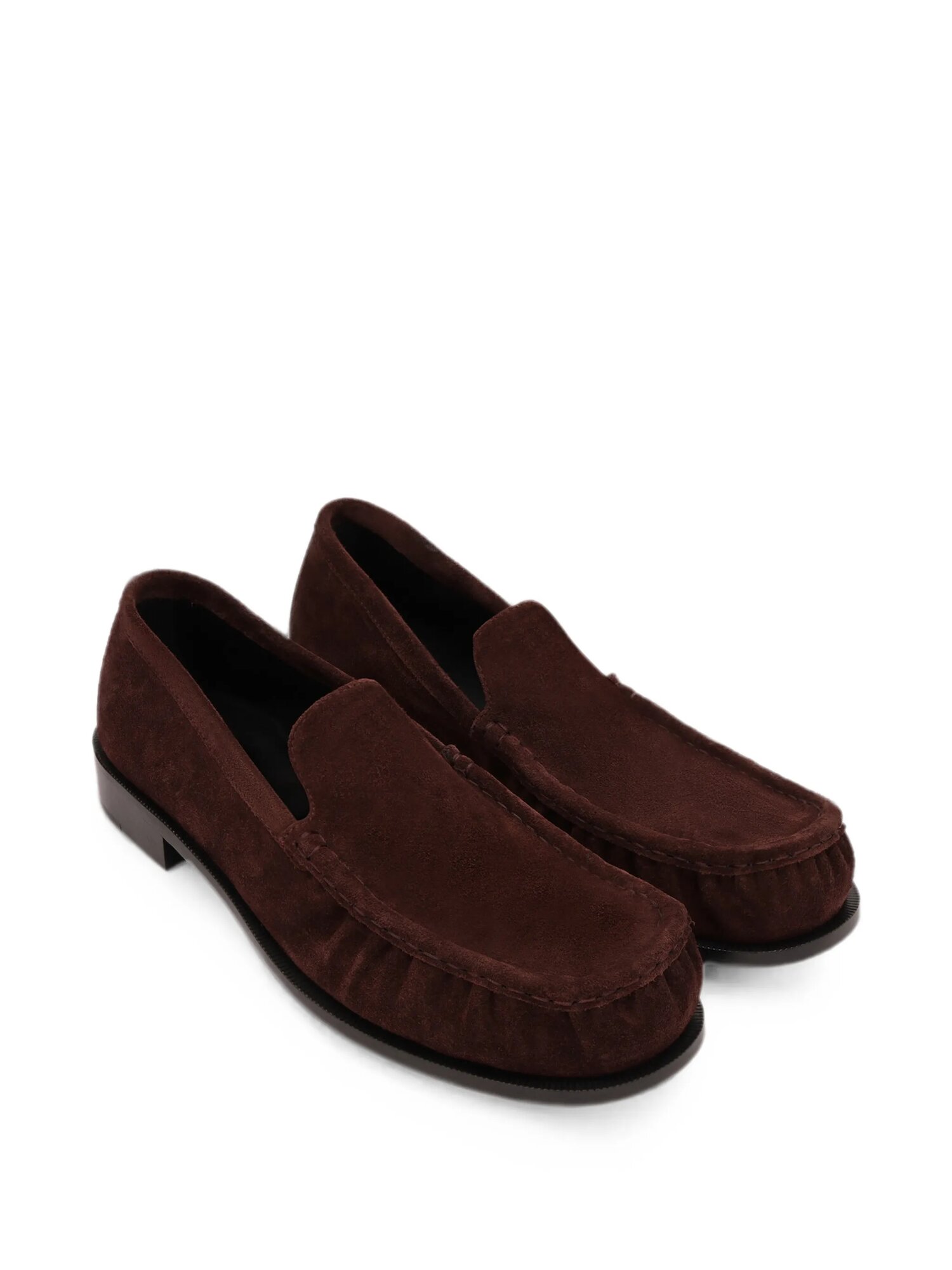Лоферы Dries Van Noten Suede loafers, размер 46, фиолетовый — фото 1