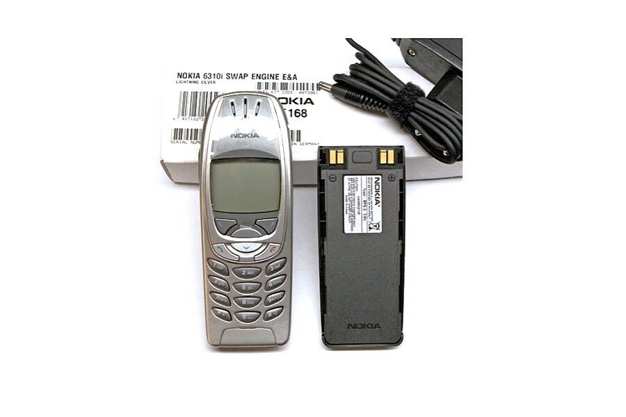 Оригинальный раритетный мобильный телефон Nokia 6310i Lightning Silver SWAP Производство Германия