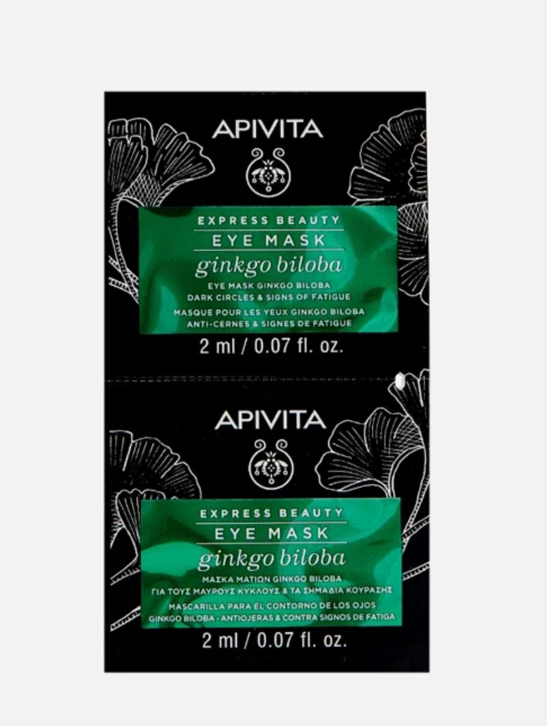 Маска для кожи вокруг глаз APIVITA express beauty ginkgo biloba