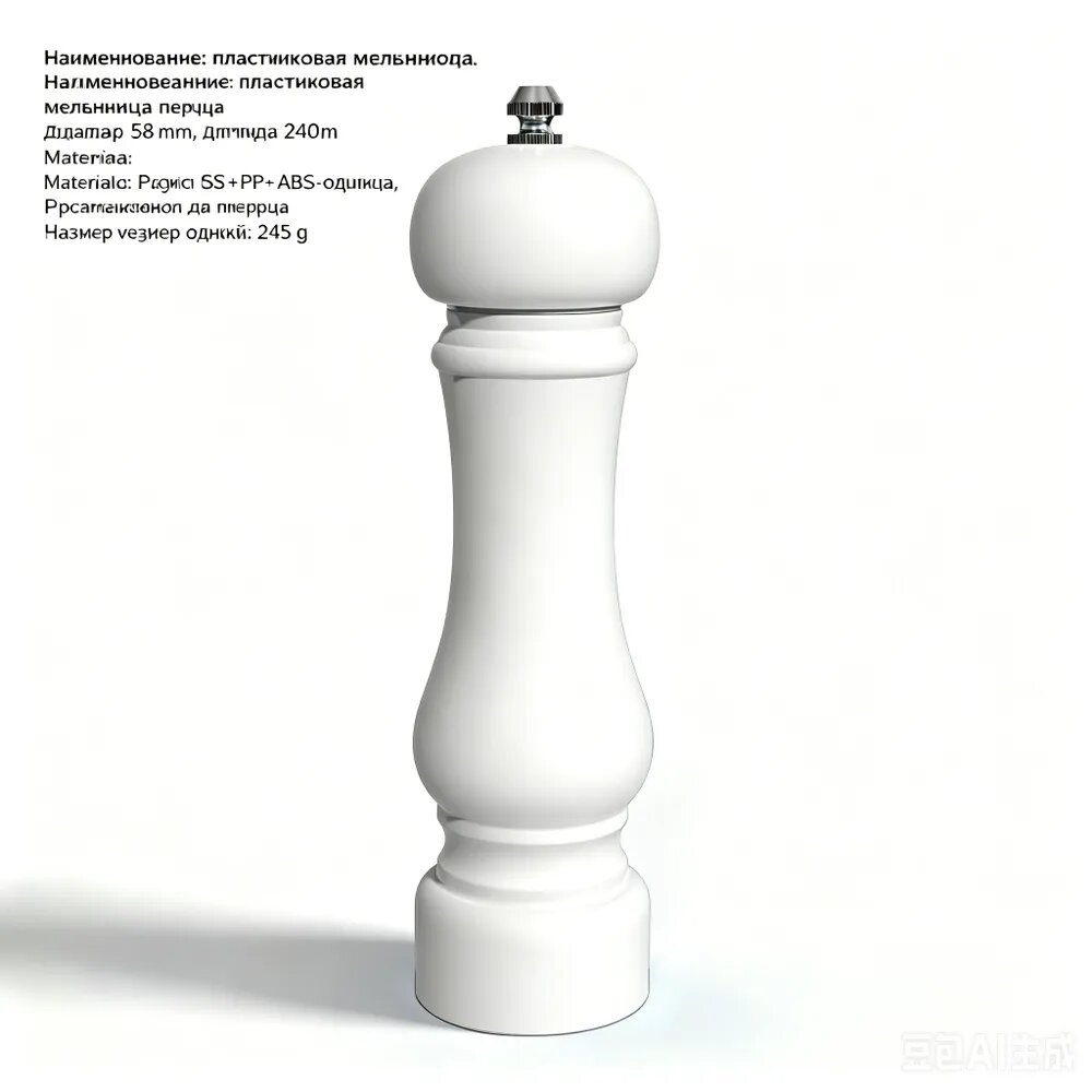 Мельница для специй, высота 22 см, 1 шт