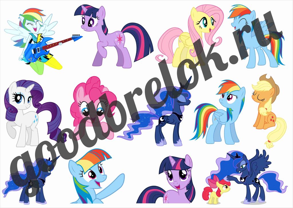 Набор наклеек My Little Pony №2,