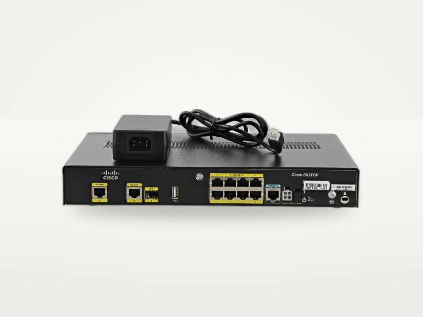 Маршрутизатор CISCO C892FSP-K9 Маршрутизатор CISCO C892FSP-K9 Cisco 892F 2 GE/SFP High Perf Security Router