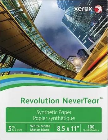 Синтетическая бумага Xerox Revolution NeverTear А4, 195 мкм, 50 листов, белая матовая