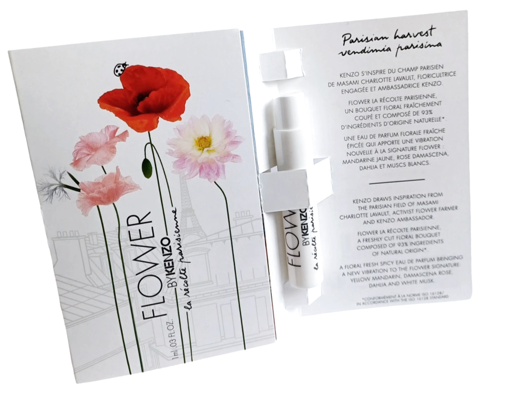 Кензо Флауэр Ла Реколте Паризьен парфюм женский 1 мл миниатюра - Kenzo Flower Recolte Parisienne
