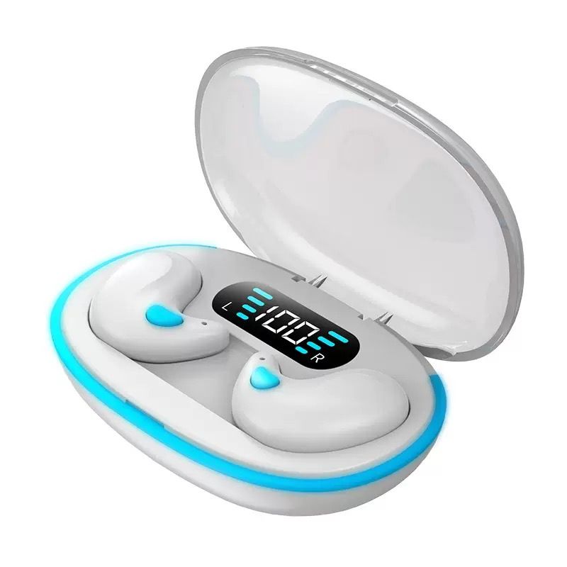 Наушники беспроводные с микрофоном, Bluetooth, USB Type-C, белый беспроводная гарнитура