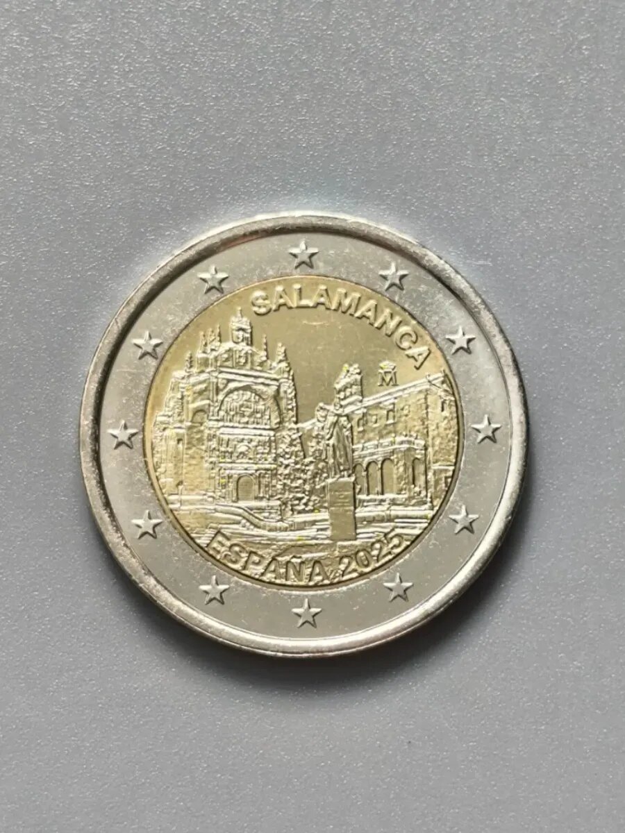 Монета 2 евро Испания 2025 г. "Старый город Саламанка"