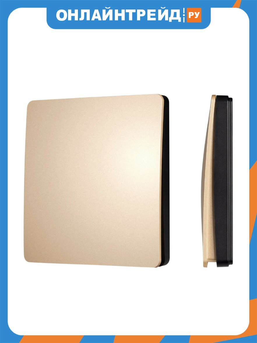 Кнопочная панель Arlight INTELLIGENT KINETIC-801-22-1G-WP-SUF Gold (No battery, IP67, 433Mhz) (IARL, IP67 Пластик, 3 года)