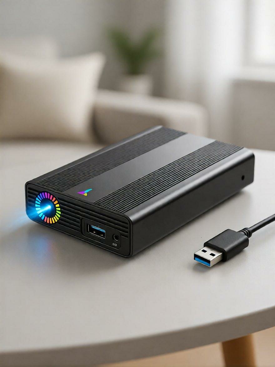 Внешний корпус для HDD с разъёмом USB-C, 3,5 дюйма, Поддержка 12Т