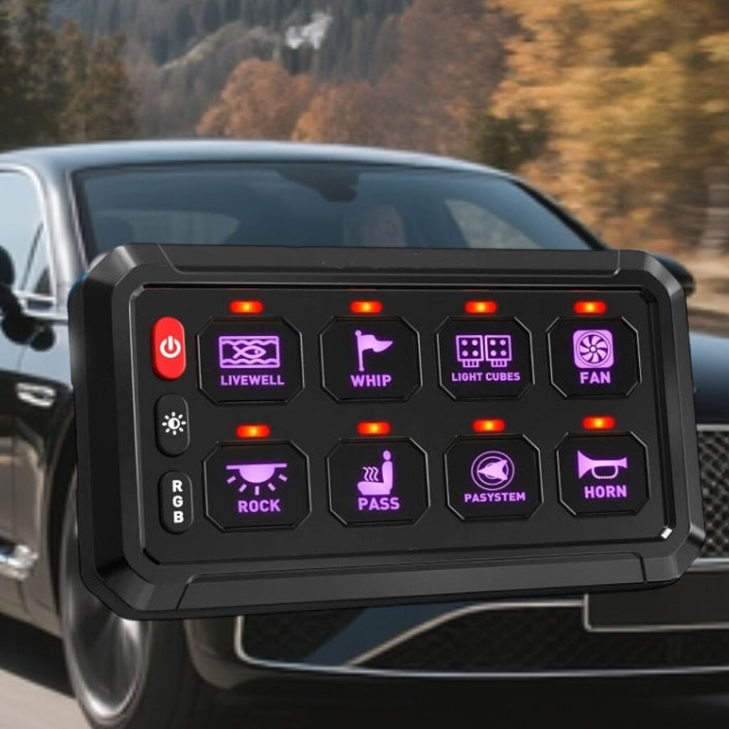 High Quality 8 Key Touch Panel Featuring Dynamic Light Selection — фото 1