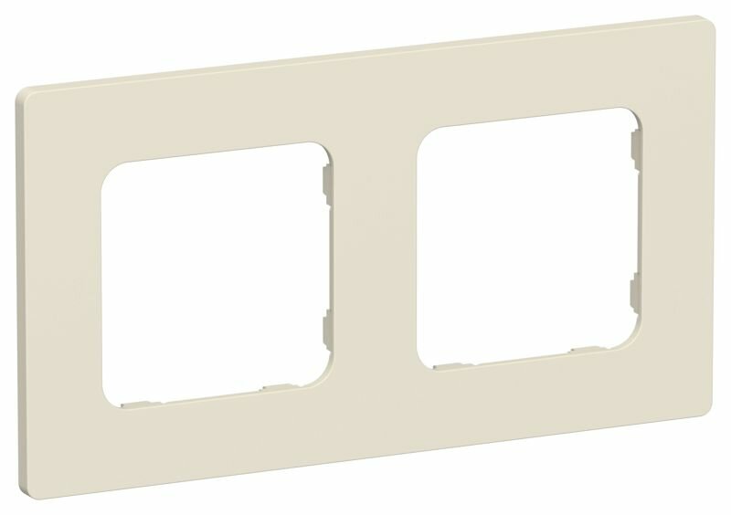 Рамка 2-м СП FLITE РУ-2-К-ФлСл сливочный IEK FI-M22-32-20-K86