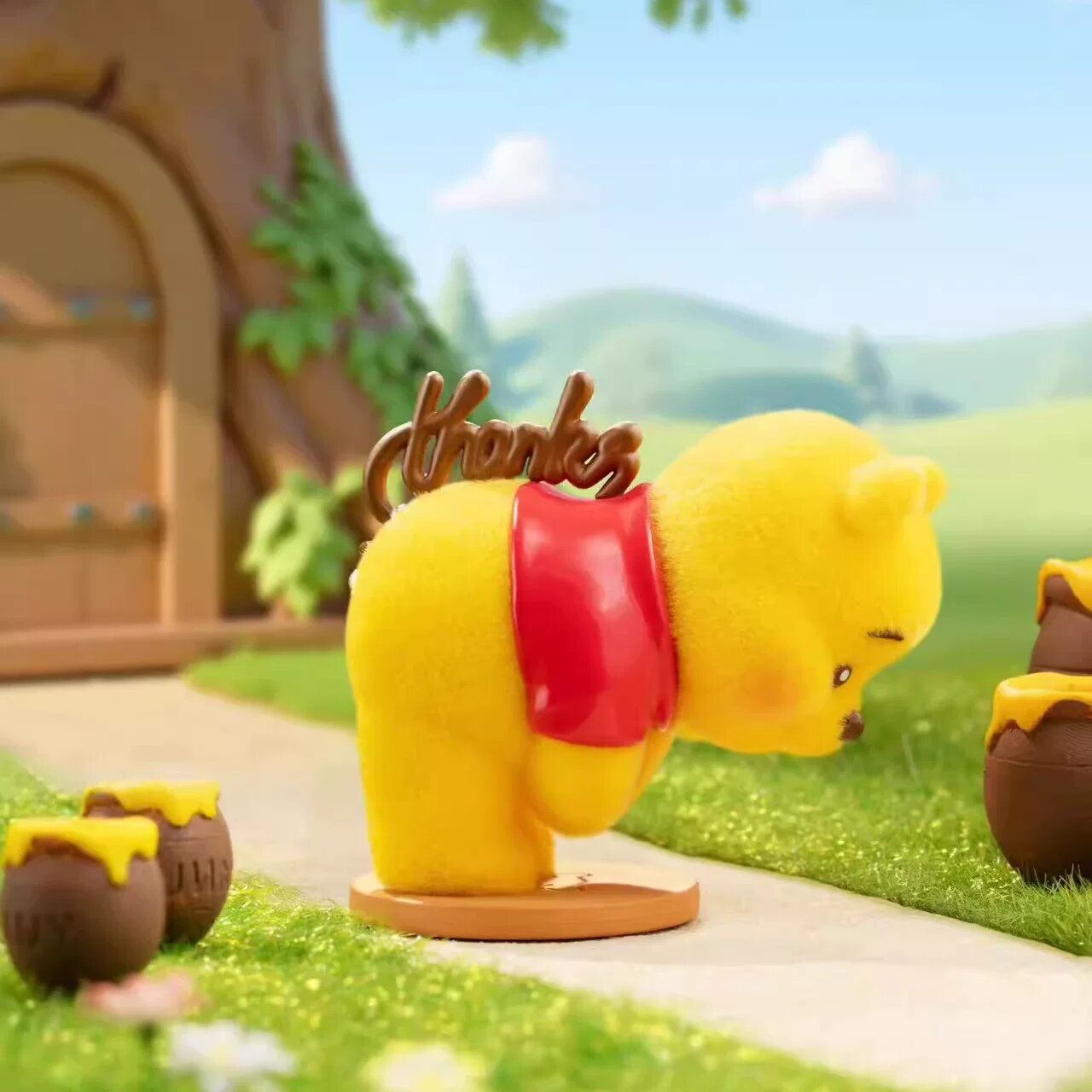 Новая серия фигурок TOPTOY Disney Winnie the Pooh Expression Pack: милые настольные украшения в подарочной коробке