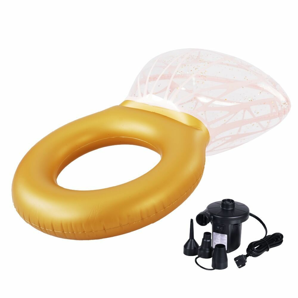 Надувной круг для плавания для взрослых с блестящей бумагой в виде алмазов, утолщенный, новый популярный надувной плот для взрослых, свадеб, взрослых и детей.