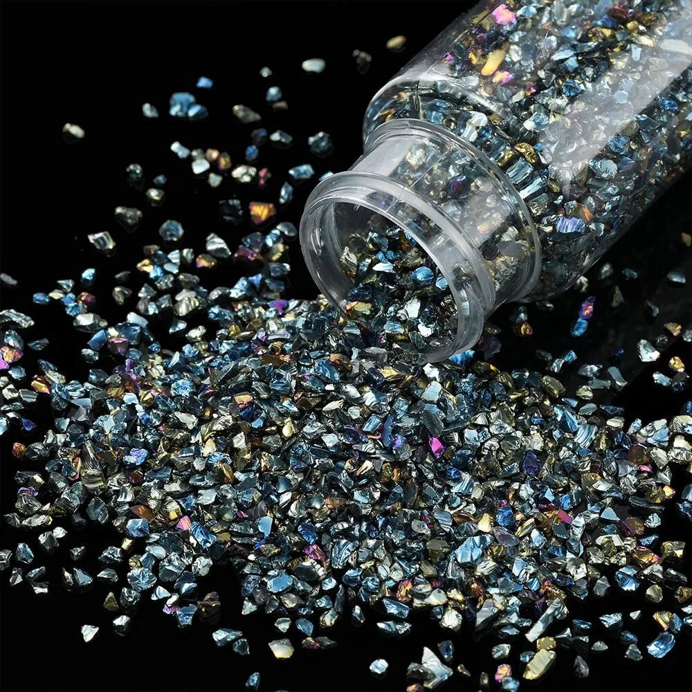 Кристаллы для эпоксидной смолы / стеклянная крошка / алмазная, 30ml, Цвет AB