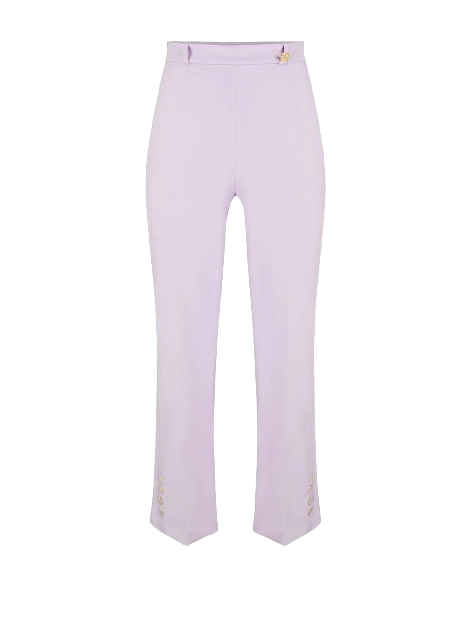 Брюки Elisabetta Franchi Crepe button trousers, размер 42 — фото 1