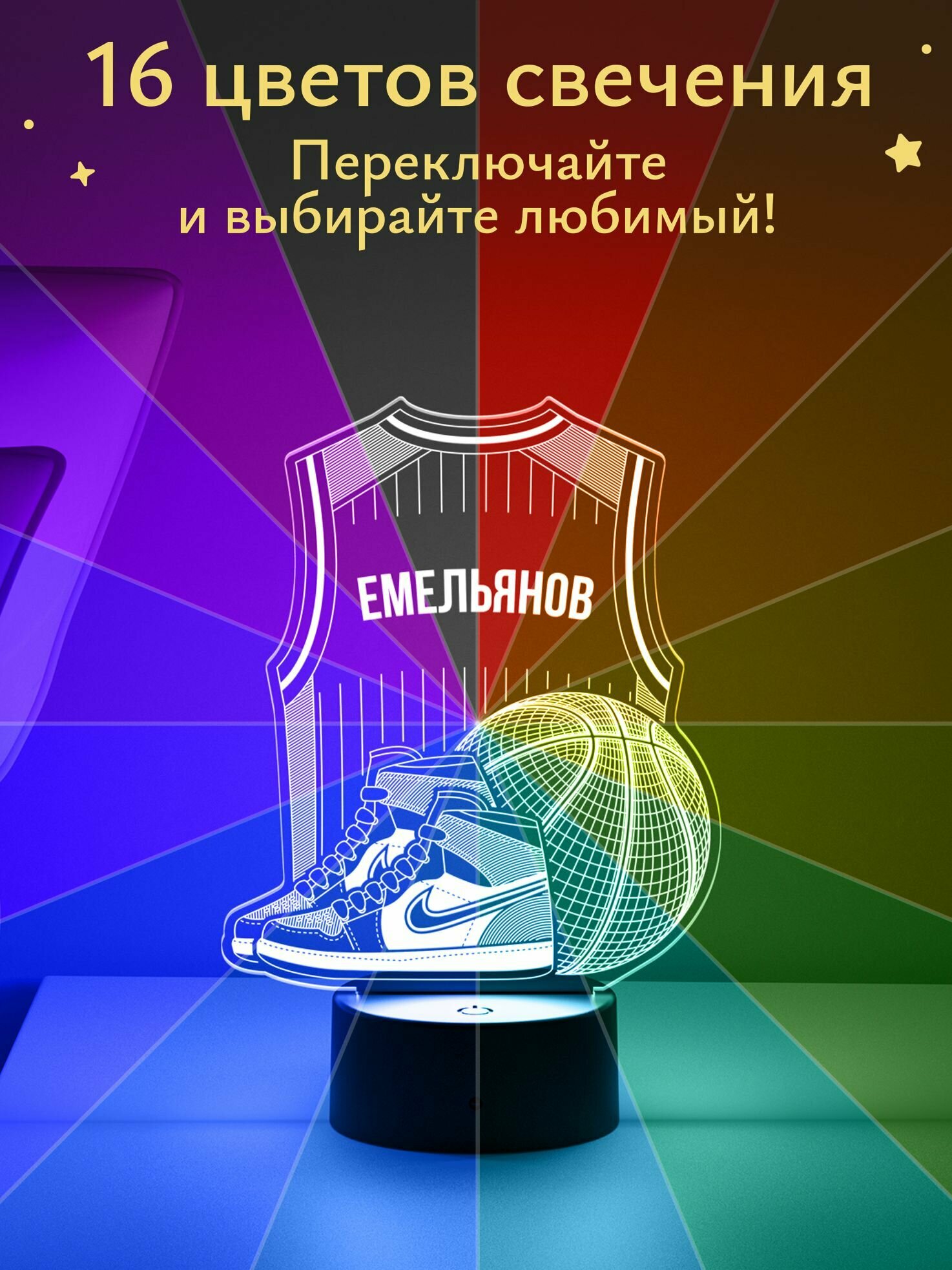 Ночник Емельянов - Баскетбольная форма — фото 1