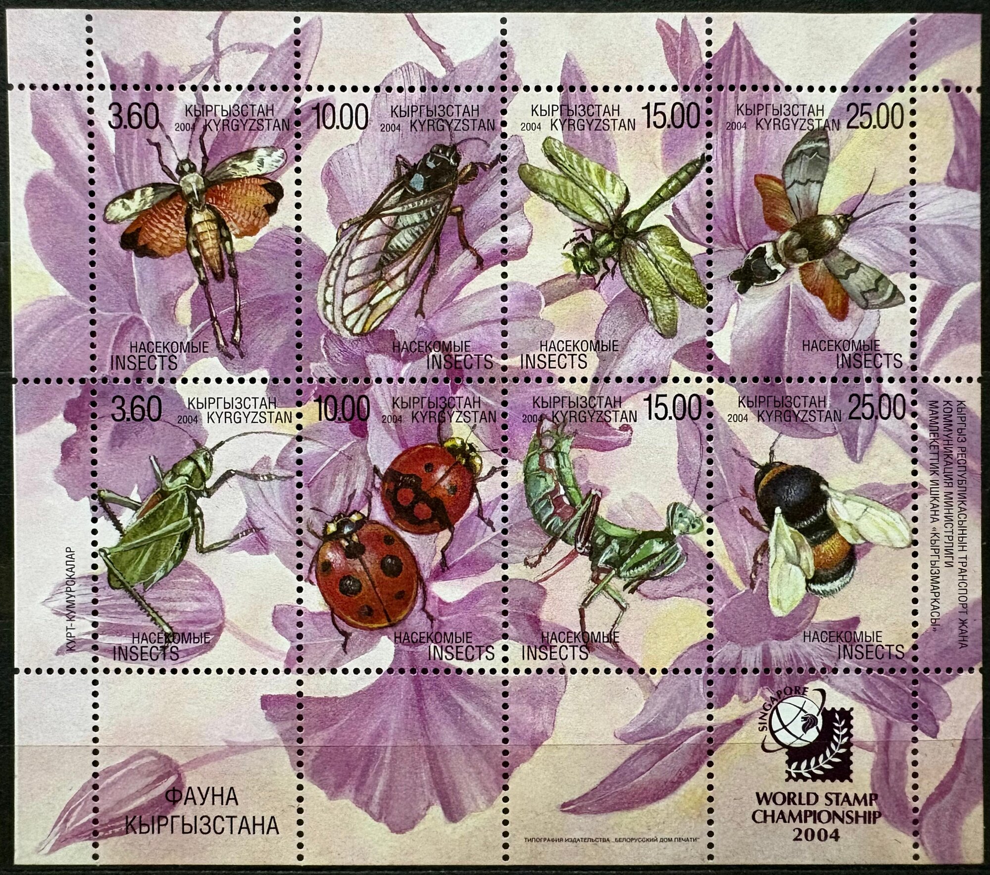 Кыргызстан 2004, Фауна. Насекомые