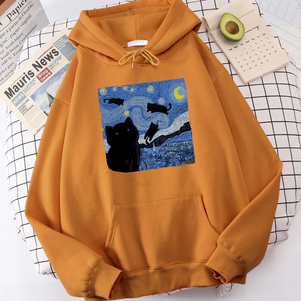 Зеленая толстовка Drakeview Star Cat Night, хаки, M