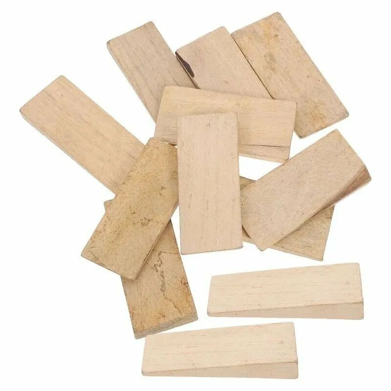 Комплект из 12 клиньев для топора: высокоплотный деревянный клин раскалывания молотков и топоров - инструмент укрепления наружных инструментов
