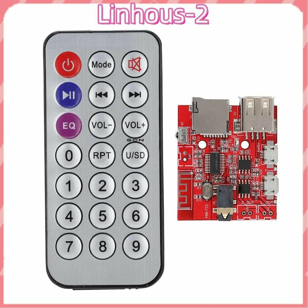 Bluetooth MP3 Декодирующий Модуль, Стиререо 2W Усилитель, надежная работа, для аудиоаппаратуры.