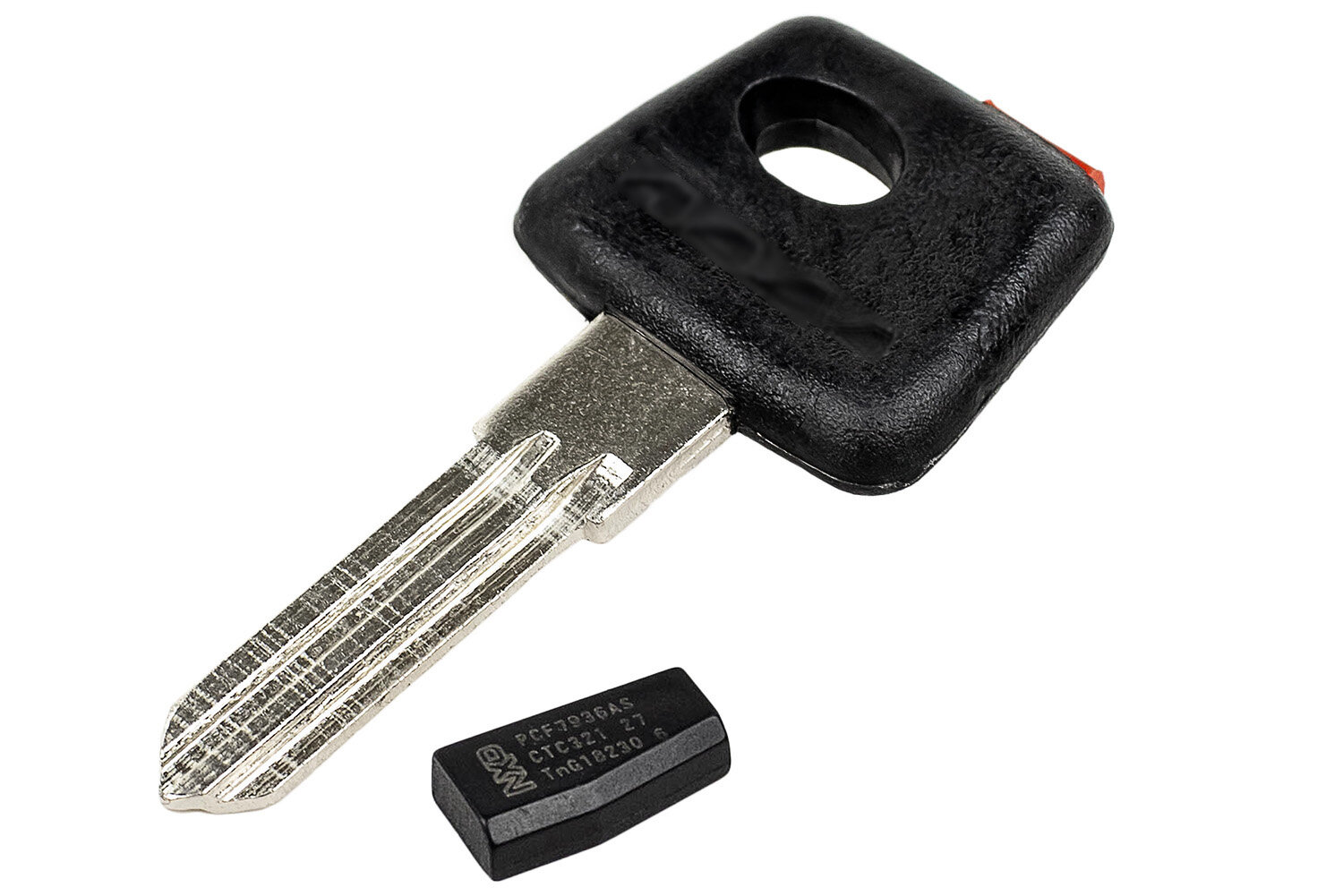 Ключ-заготовка обучающий с чипом на Лада Приора, Калина 1-2, Гранта, Гранта FL, Нива Тревел, Шевроле Нива, Datsun