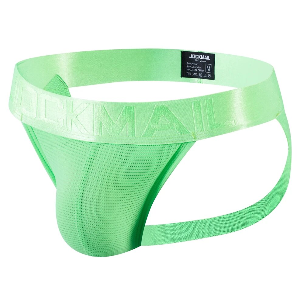 Мужские стринги JOCKMAIL Зеленый, М, 243green