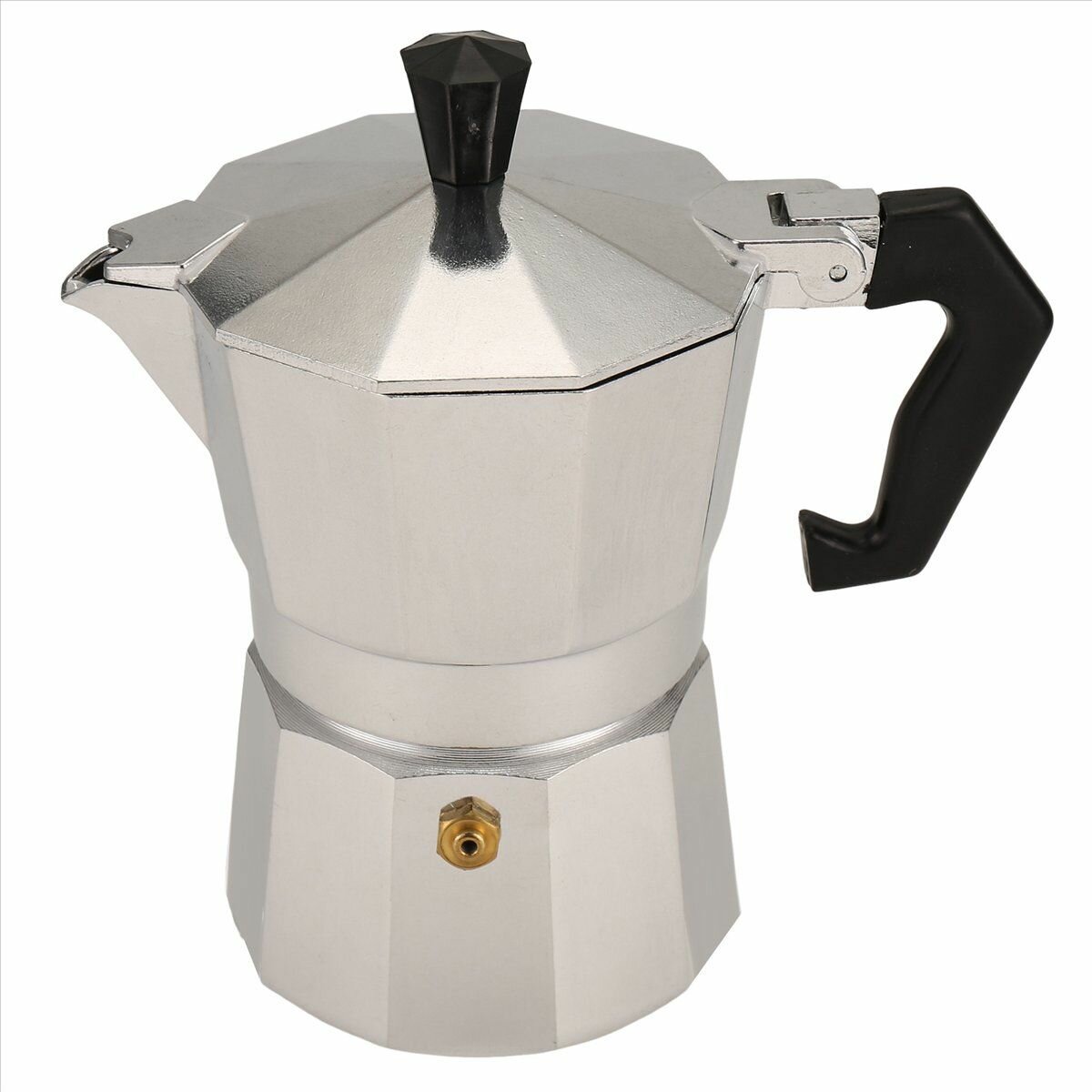 Кофеварка Moka Pot Итальянская кофемашина Эспрессо Алюминиевая гейзерная кофеварка