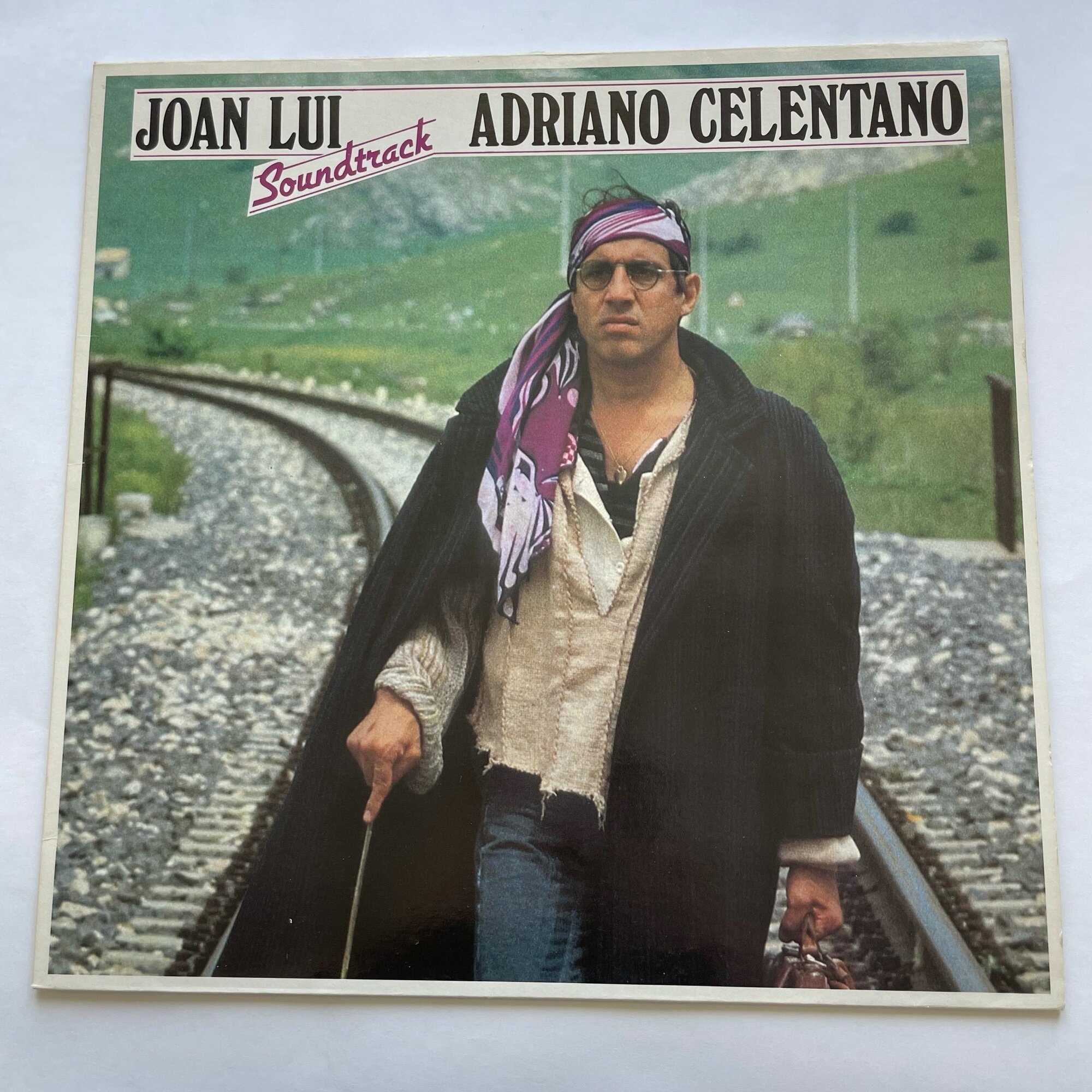 Винтажная виниловая пластинка LP Adriano Celentano Адриано Челентано, Joan Lui (Soundtrack) Музыка Из Кинофильма Джоан Луй (Германия 1985)