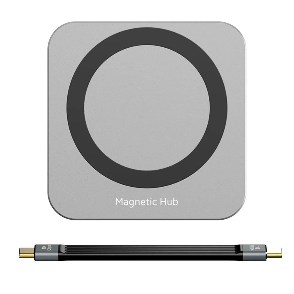 8 в одном USB C Hub с корпусом M.2 NVMe/SATA SSD USB C Hub адаптер