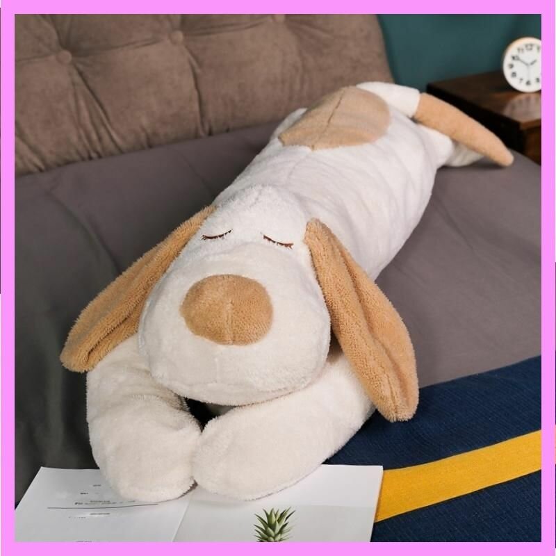 Эксклюзивная подушка для объятий в виде спящего щенка, мягкий подарок для девочек и аксессуар для кровати