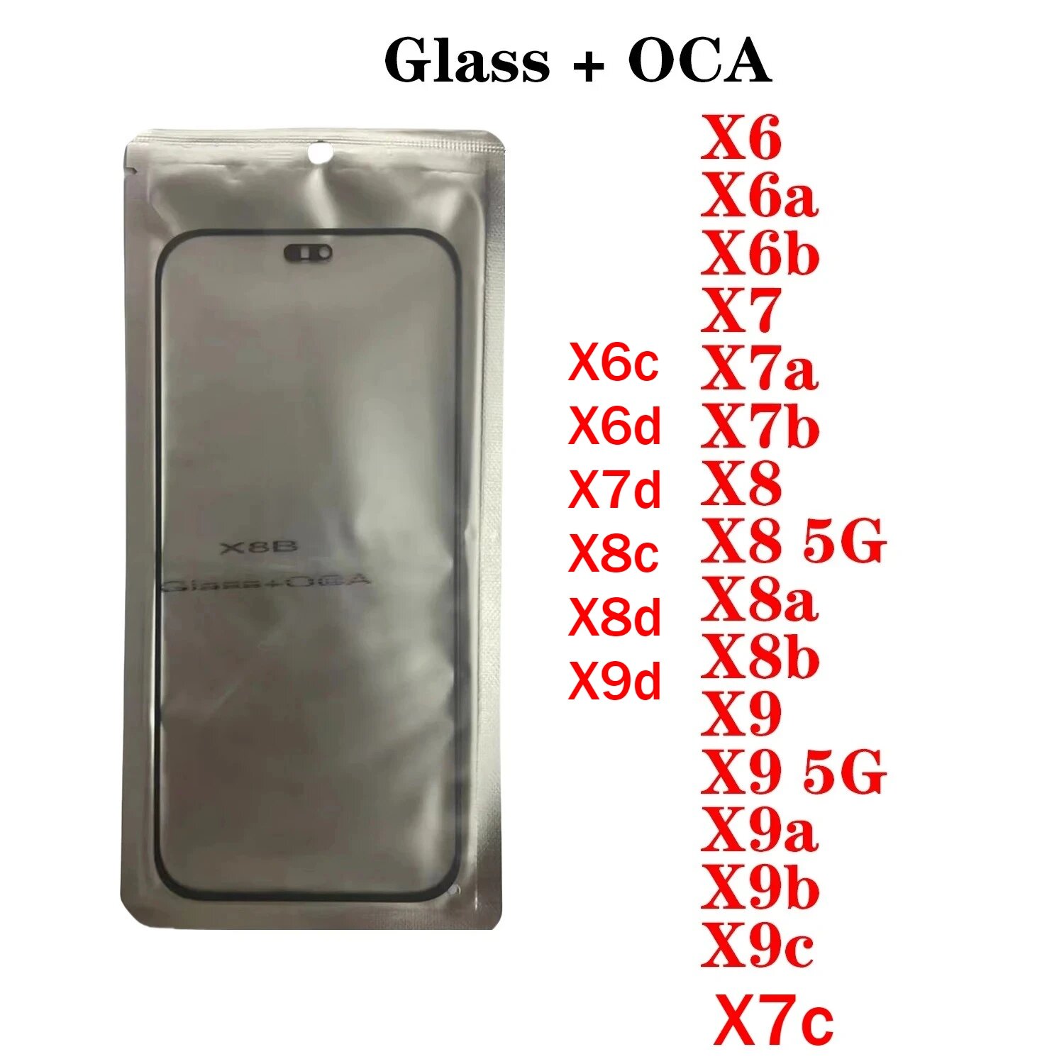 Для Honor X6 X6a X6b X6c X6d X7 X7a X7b X7c X7d X8 X8a X8b X8c X8d X9 X9a X9b X9c X9d: Сенсорный X9d