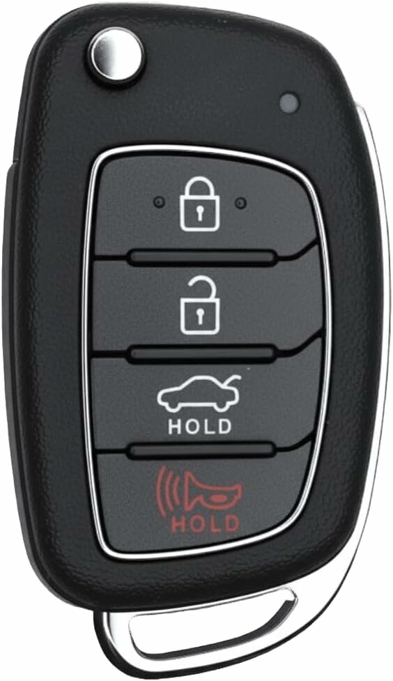 Сменный дистанционный откидной брелок для бесключевого доступа для Hyundai Sonata 2017, 4 кнопки, Fcc TQ8-RKE-4F16, номе
