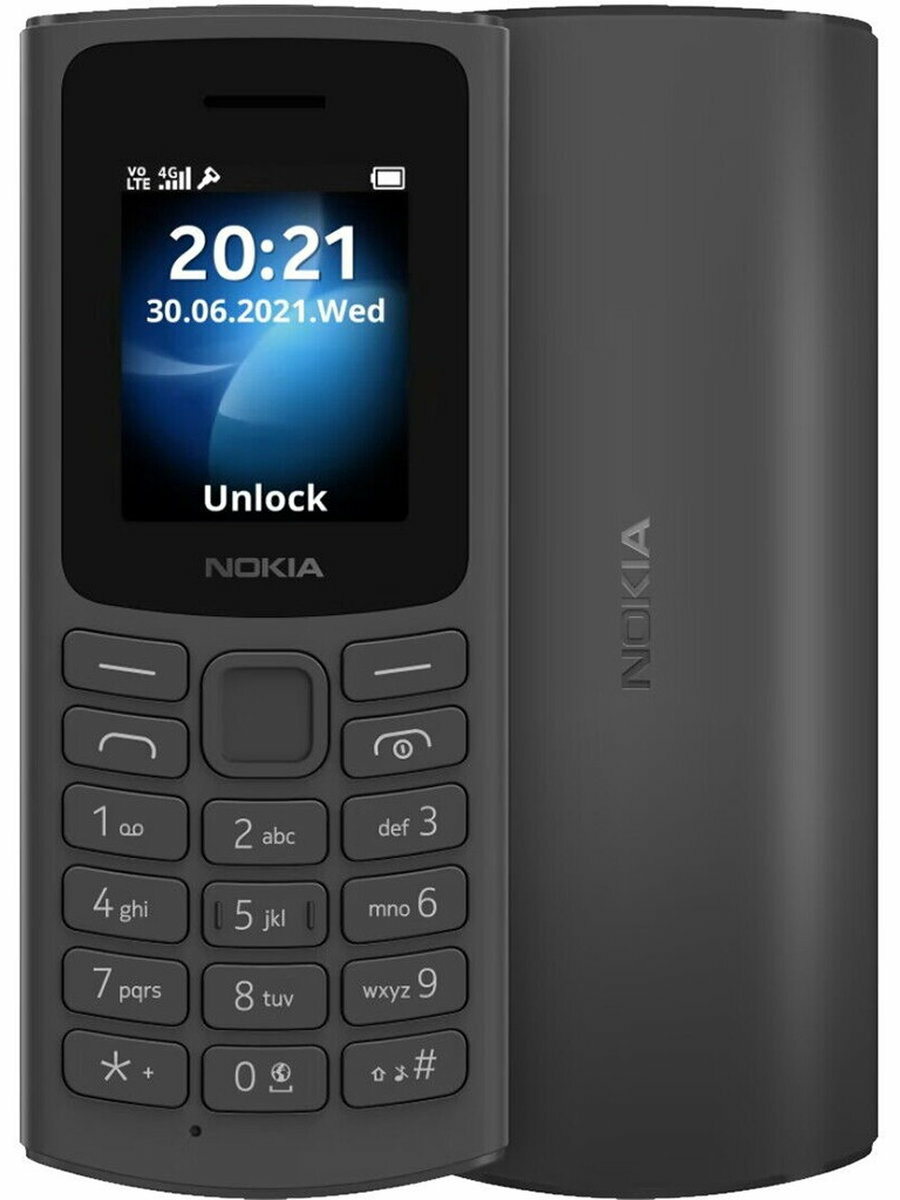 Мобильный телефон Nokia 105 TA-1569 Чёрный