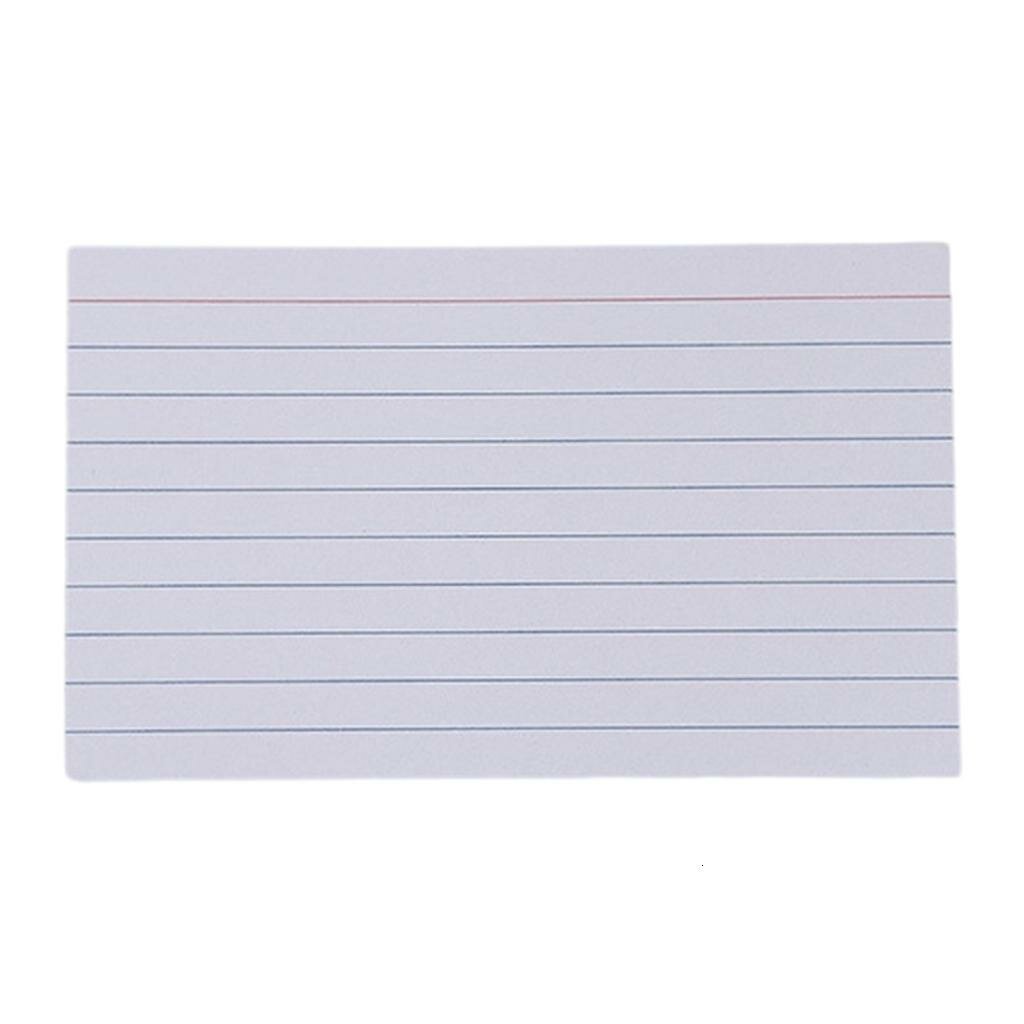 Цветные заметки 3×5 дюймов, 50 шт, Белый