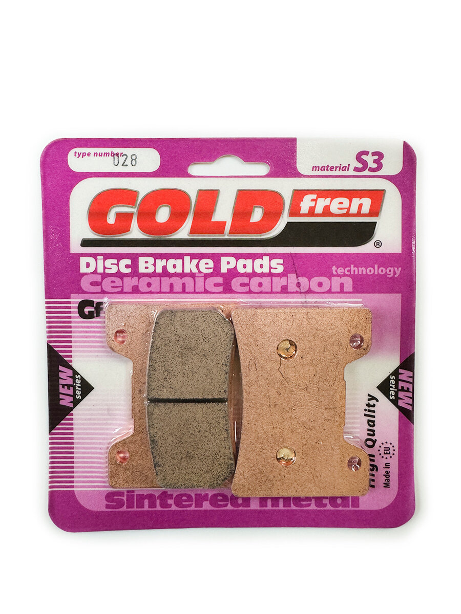 Колодки тормозные GOLDfren 028 S3 кросс TRW MCB622, SBS 645, EBC FA 160, Ferodo FDB 666