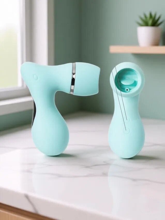 Вакуумный стимулятор клитора Bad Kitty с двигающимся язычком, 10 режимов