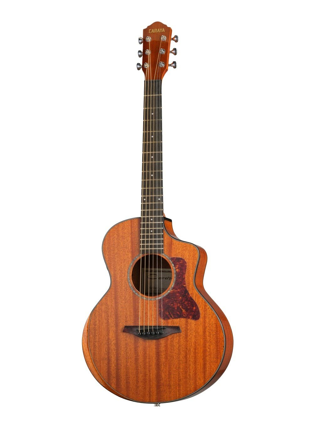 Caraya D-36S-ALL-MAH Электро-акустическая гитара, коричневая