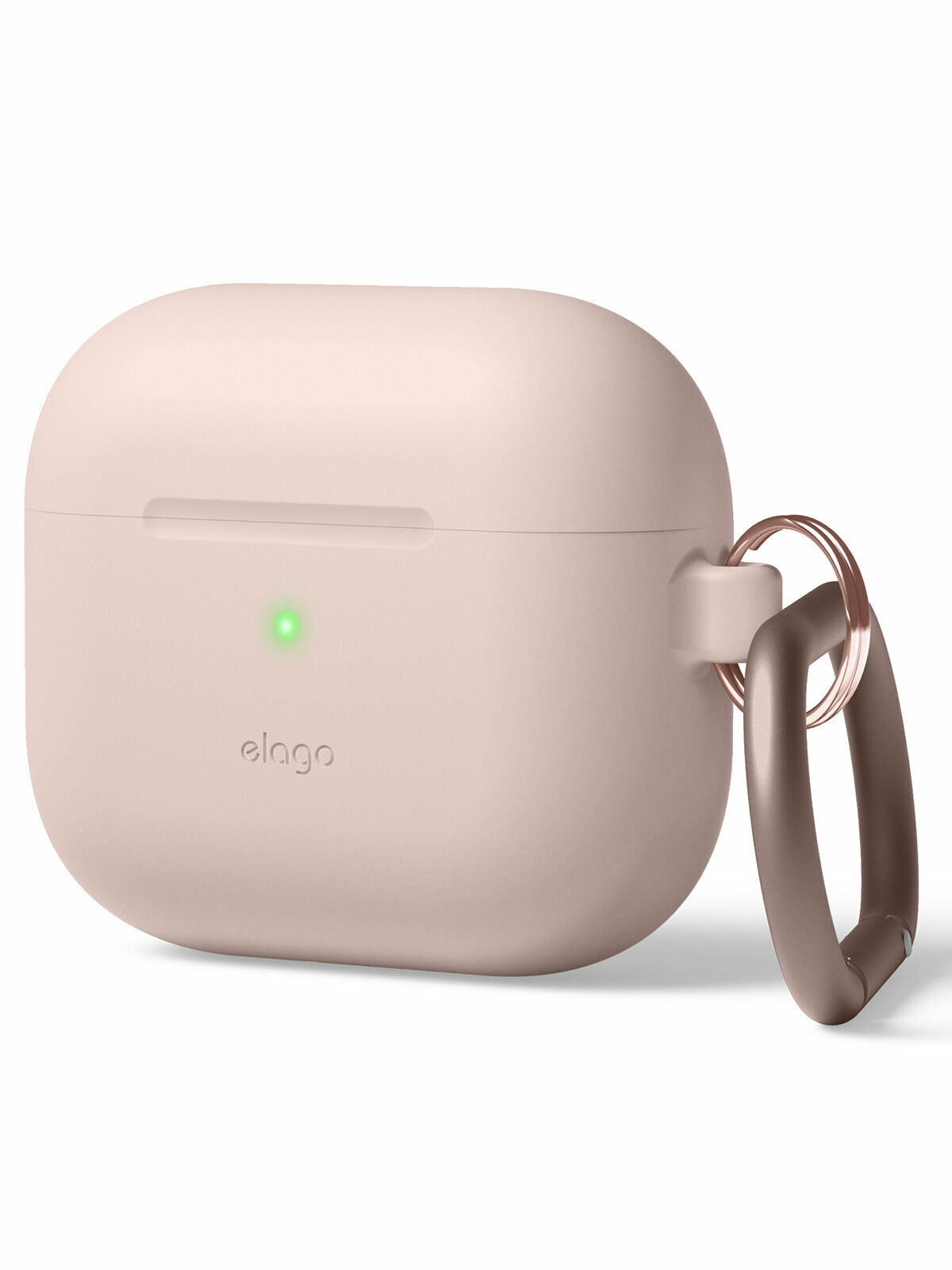 Elago для AirPods 3 (2021) чехол Silicone Hang Sand Pink