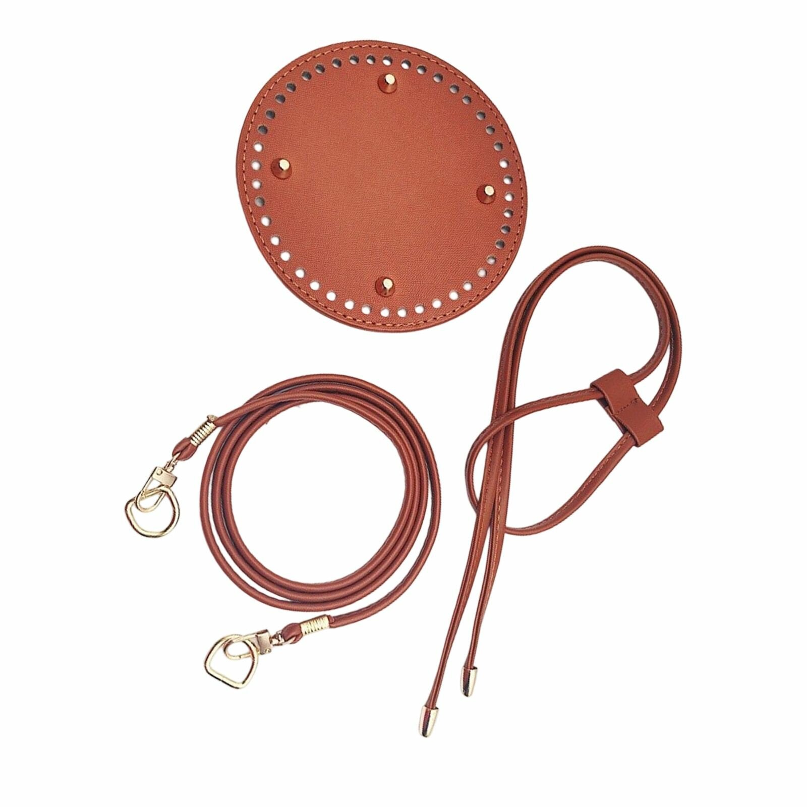 Набор для изготовления кожаной сумки своими руками комплект вязания крючком дно