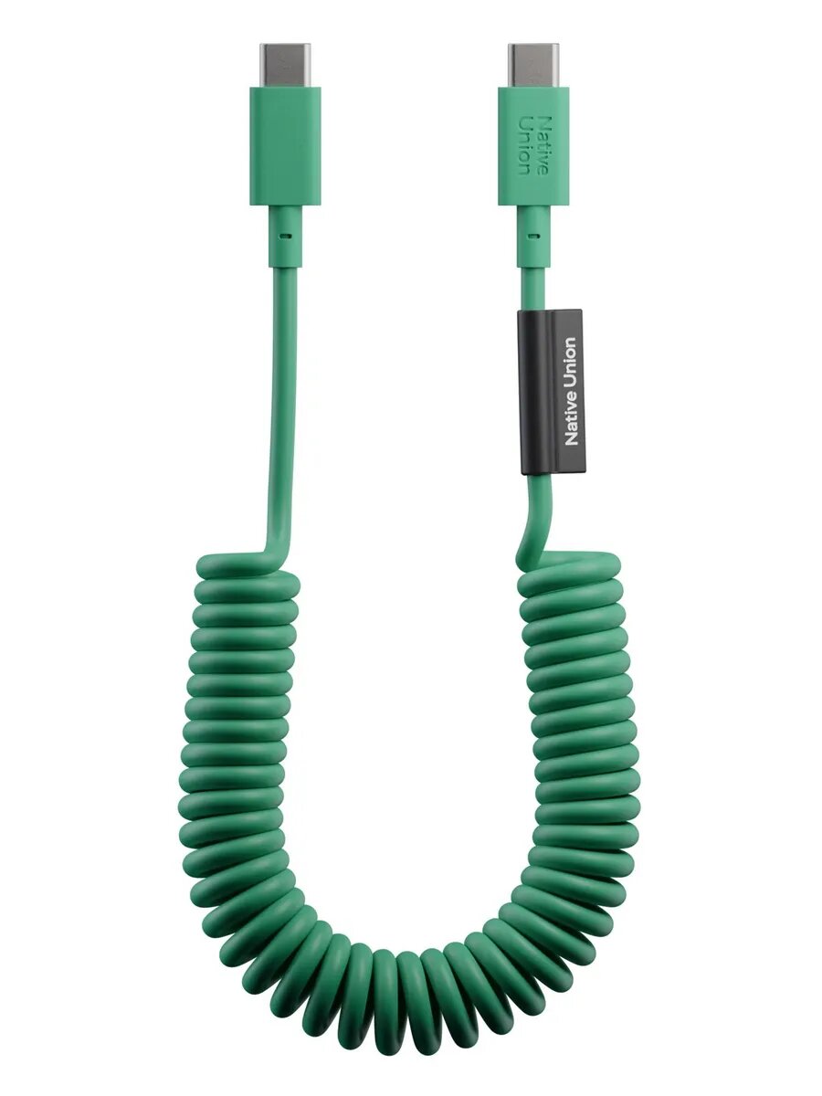 Кабель зарядный Native Union POP CABLE USB-C/USB-C, 60W, длина 1,2 м, цвет: зелёный