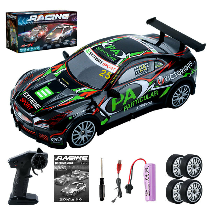 New four-wheel drive toy remote control racing car 1:20RC light racing AE86 GTR high speed drifting remote control car